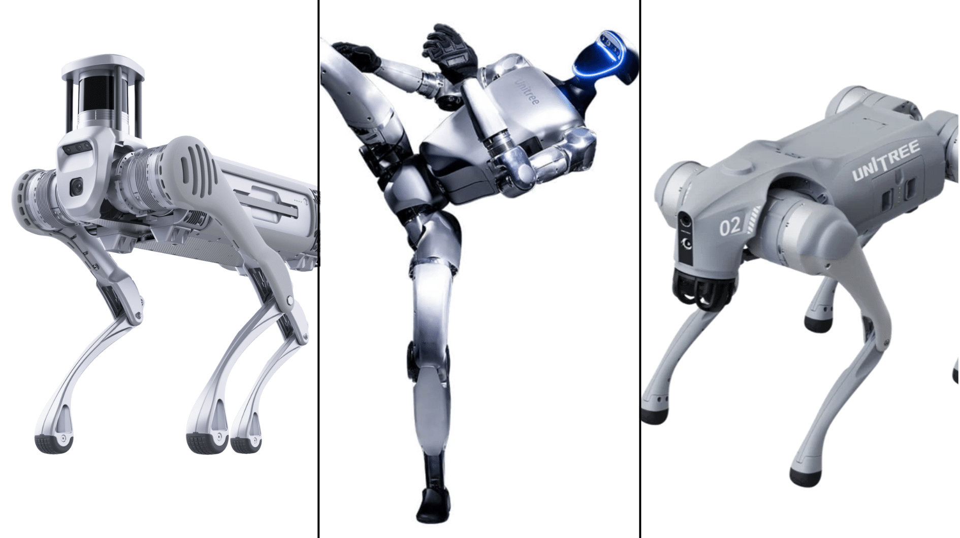 Get to Know the Unitree GO2, B2, and G1 Robots - HPDRONES